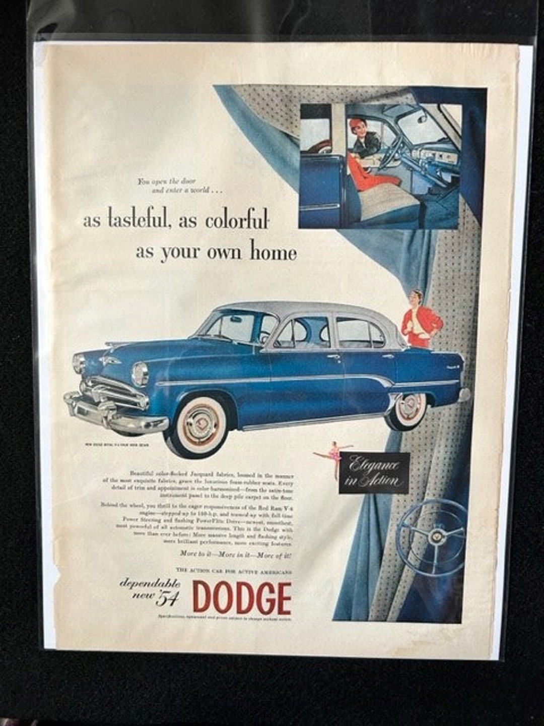 1951 Original Dodge Sedan Advertisement - Etsy