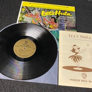 Let's Hula Featuring the Maile Serenaders With Booklet LP - Etsy