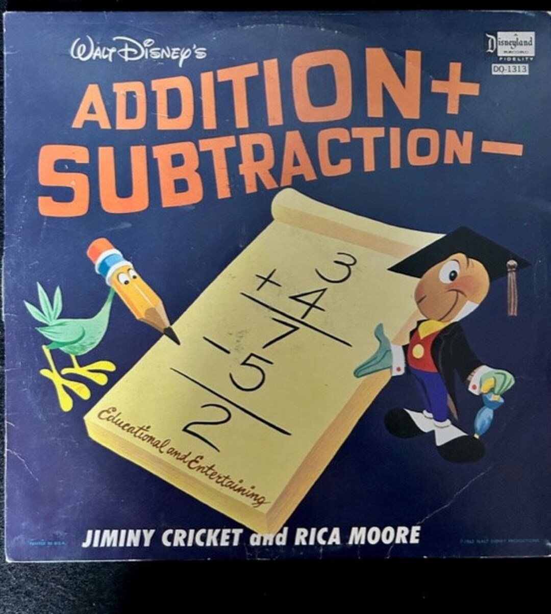 Assorted Disney Learning Records for Kids - Etsy