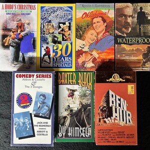 Assorted Vintage VHS Tapes - Tested - Etsy