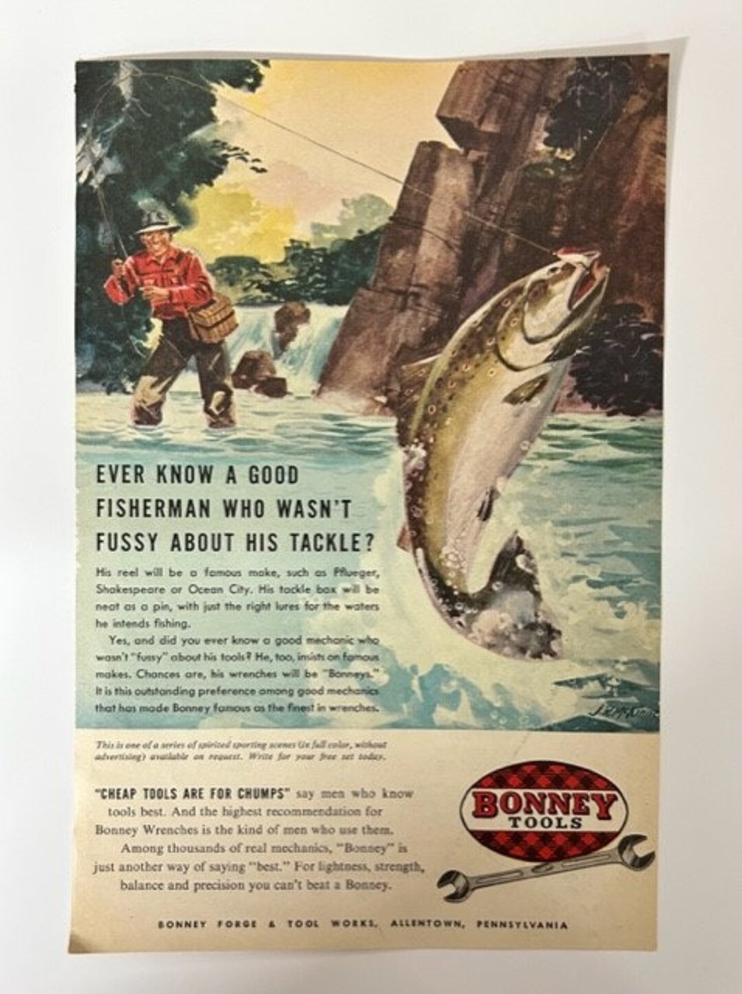 Vintage Bonney Tools Original Advertisement - Etsy