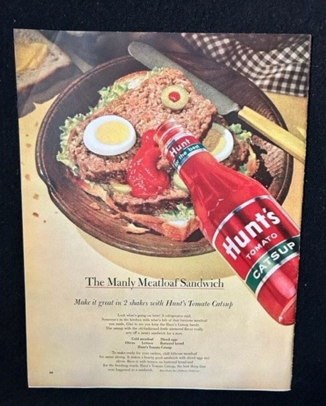 Assorted Hunt's Original Magazine Advertisements - Etsy
