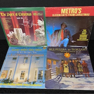 Large Assortment of Vintage Christmas Vinyl Records - Etsy