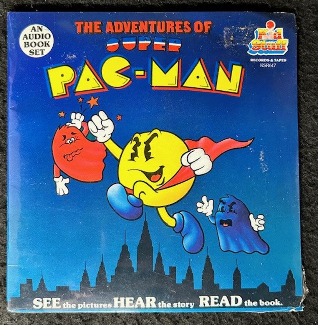 1983 the Adventures of Super Pac-man Book and Record Sealed - Etsy