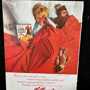 Original 1950's Kellogg's Cereal Advertisements - Etsy