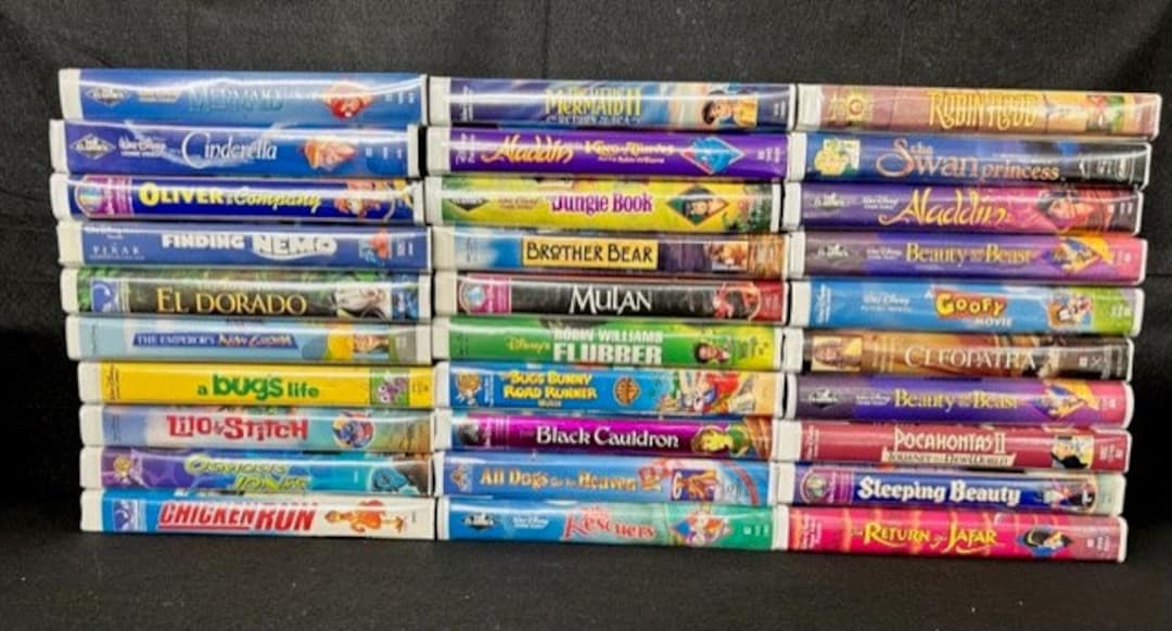 Assorted Disney and Dreamworks VHS Movies - Tested - Etsy