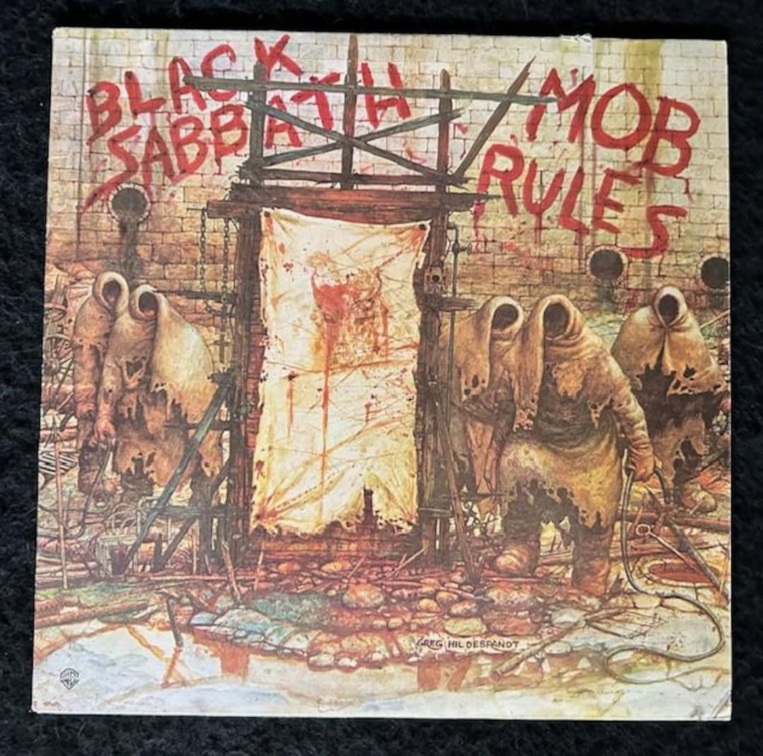 Vintage Black Sabbath - Mob Rules Album - Etsy