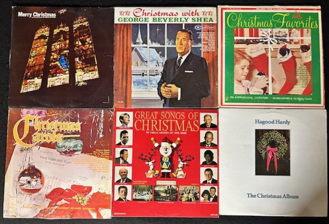 Large Assortment of Vintage Christmas Vinyl Records - Etsy