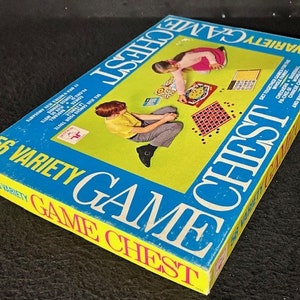 56 Variety Game Chest Board Game - Etsy
