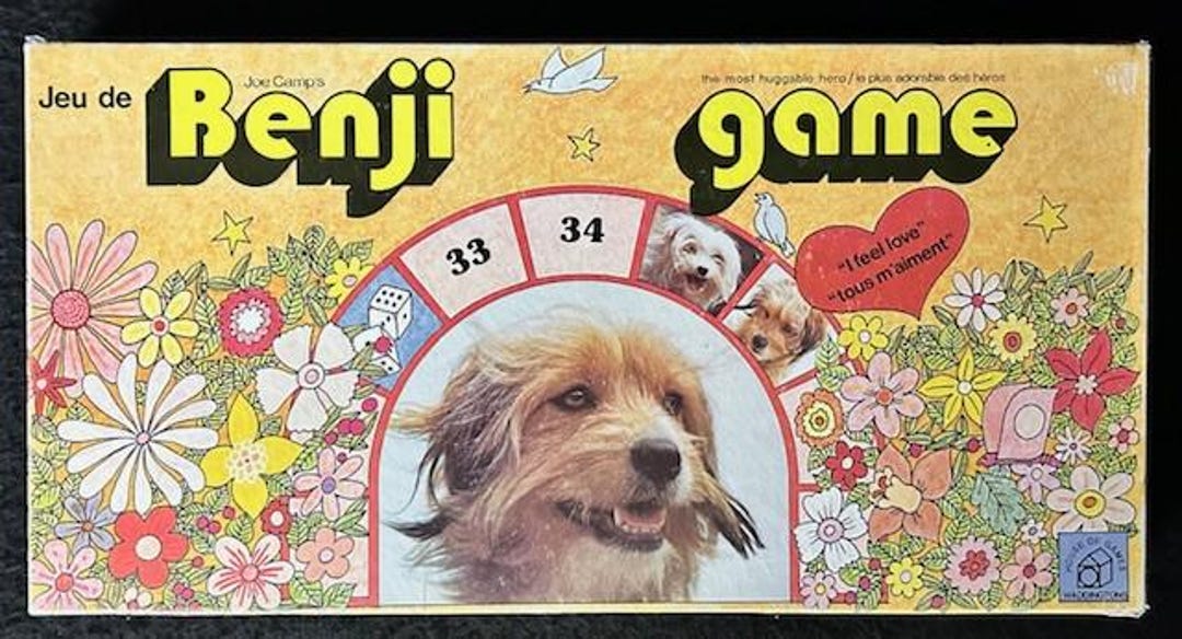 Joe Camp's Benji 1976 Board Game - Etsy