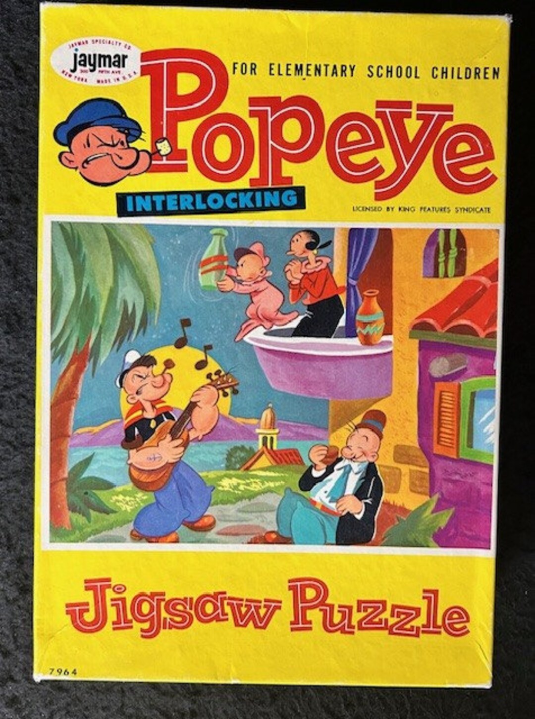 Vintage Jaymar Popeye Jigsaw Puzzle - Etsy