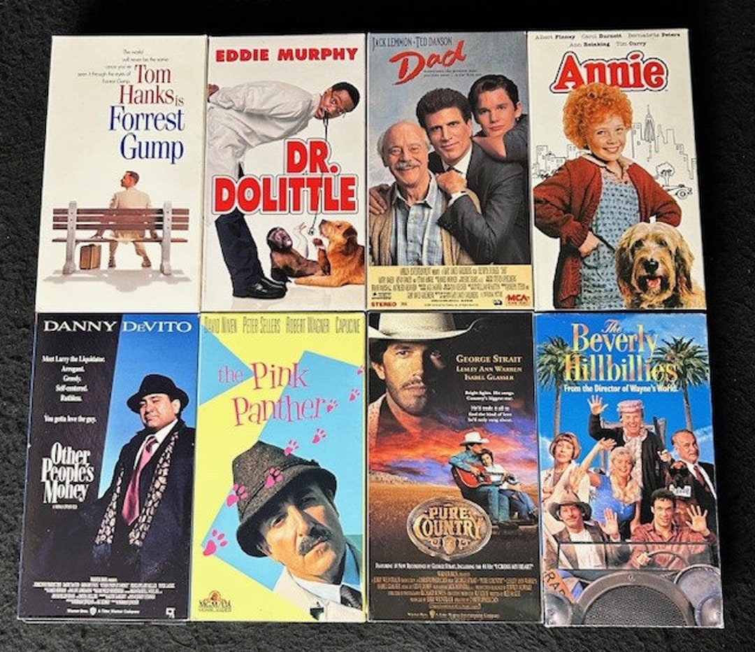 Assorted Vintage VHS Tapes - Tested - Etsy