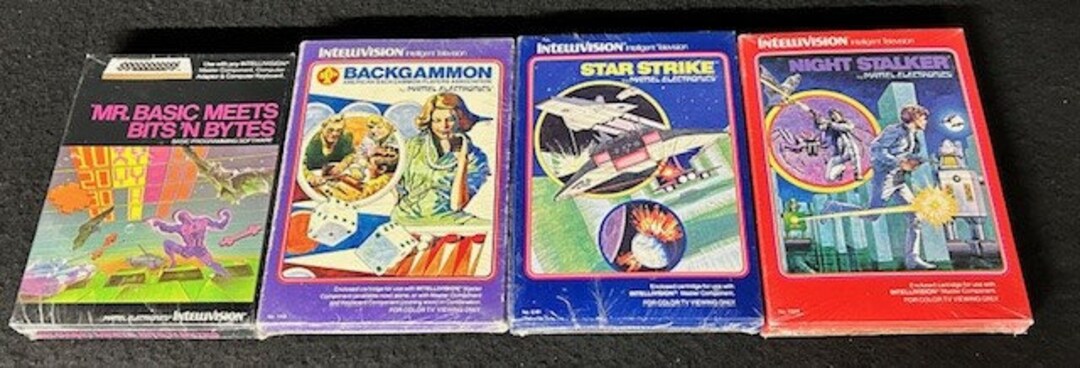 Assorted Vintage Intellivision Games - SEALED - Etsy