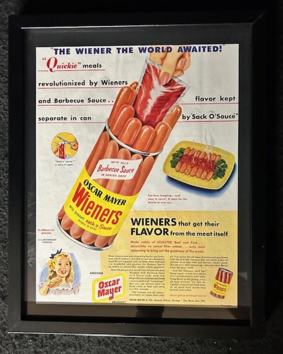 Framed Original 1940's Vintage Advertisements - Etsy