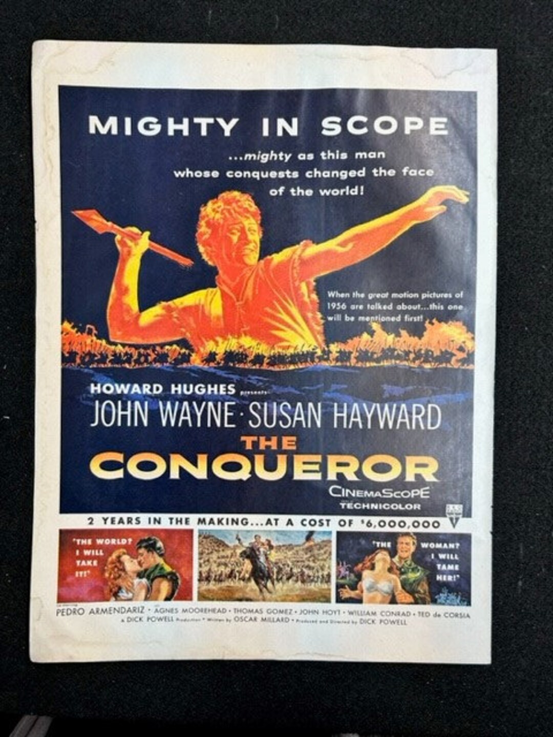 Vintage 1956 the Conqueror Magazine Ad - Etsy