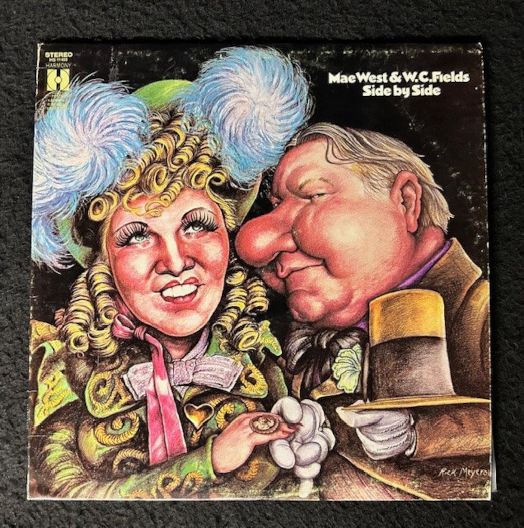 1970 Original Mae West & W.C. Fields - Side by Side Vinyl Record - Etsy