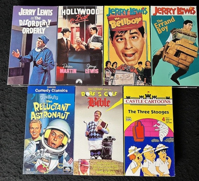 Assorted Vintage VHS Tapes - Tested - Etsy