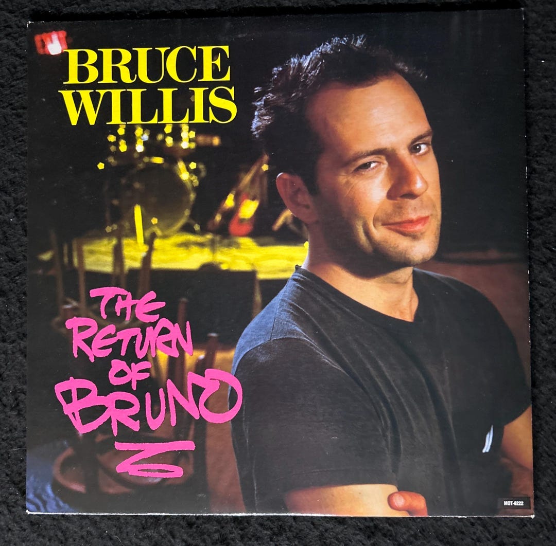 Bruce Willis - the Return of Bruno Vinyl Record - Etsy