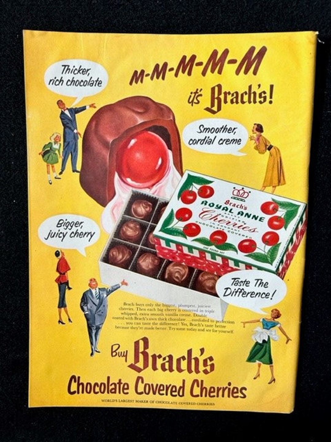 Assorted Vintage Brach's Chocolate Advertisements - Etsy