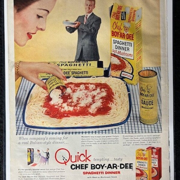 Chef Boyardee - Etsy