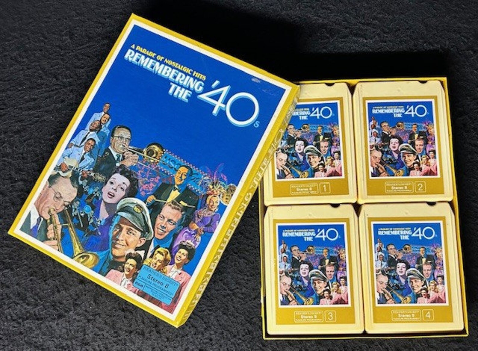 A Parade of Nostalgic Hits - Remembering the '40's - 8 Track Box Set - Etsy