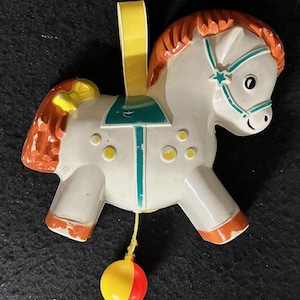 1968 Fisher Price Pony Music Box - Etsy