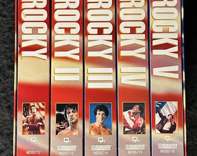 Rocky VHS Commemorative 20th Anniversary Gift Set - Etsy