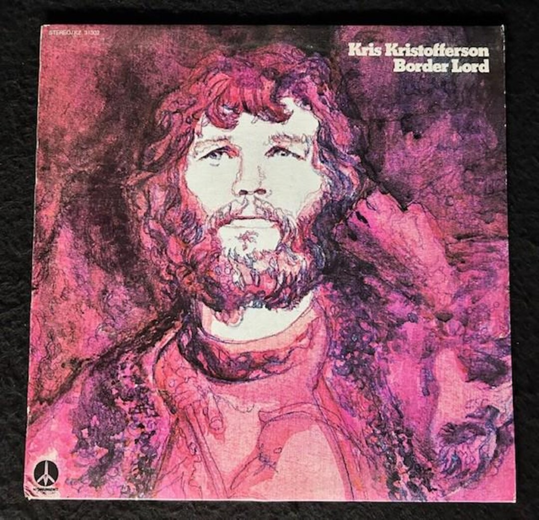 1972 Kris Kristofferson - Border Lord Album - Etsy UK