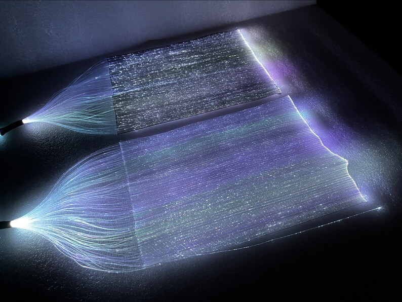 Luminous Fiber Optic Fabric LED Light up Fabric Luminous - Etsy