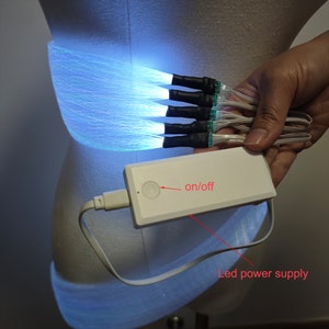 Optical Fiber Mesh, LED Light-up Mesh, RBG Led Fiber Optic Engine, LED ...