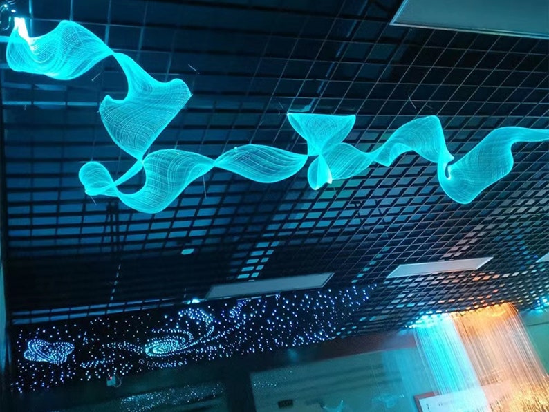 Light up Mesh, LED Fiber Optic Mesh, LED Light up Net,fiber Optic Art ...