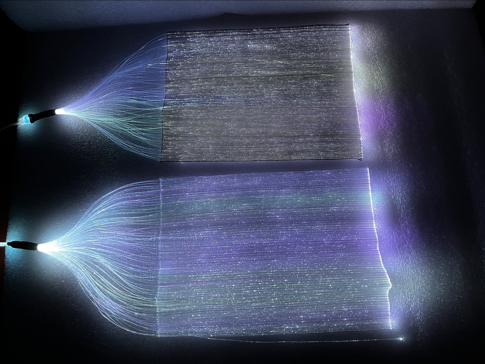 Luminous Fiber Optic Fabric LED Light up Fabric Luminous - Etsy