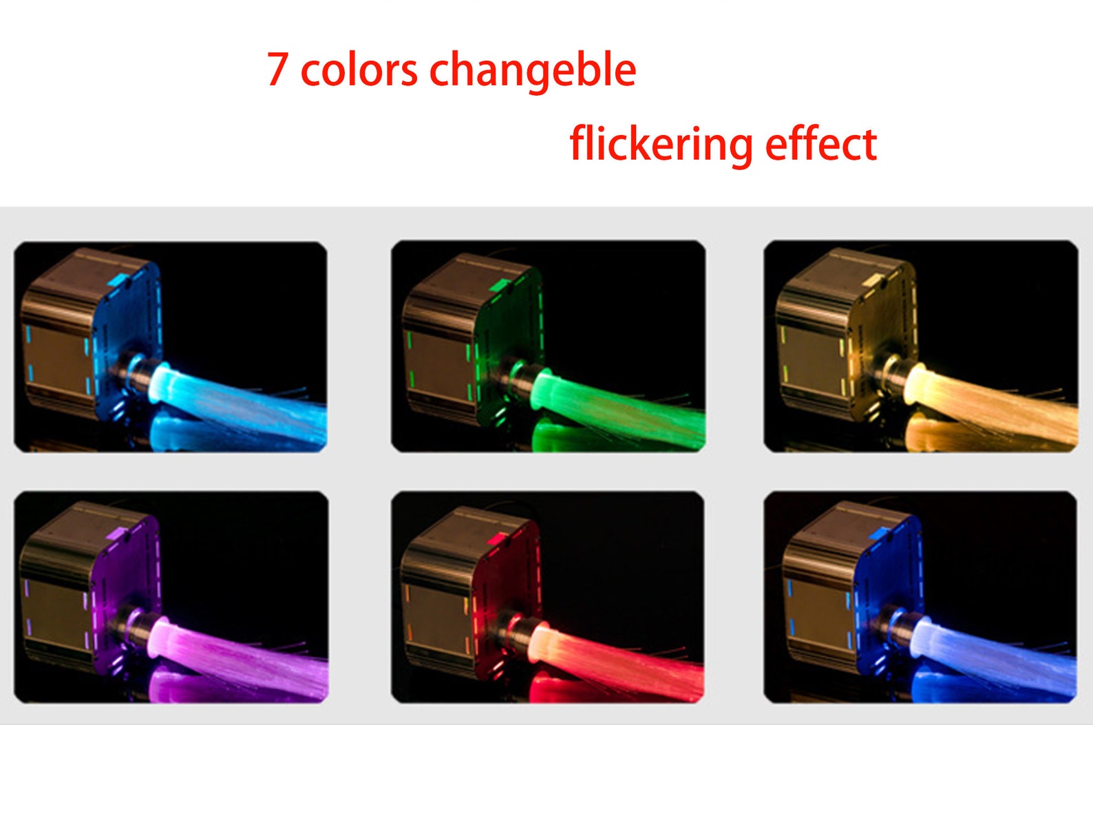 LED Light Engine, Flickering Effect, LED Fiber Optic Net Engine, Fiber ...