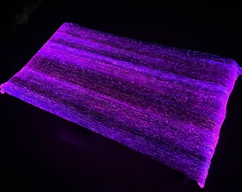 Luminous Fiber Optic Fabric LED Light up Fabric Luminous - Etsy UK