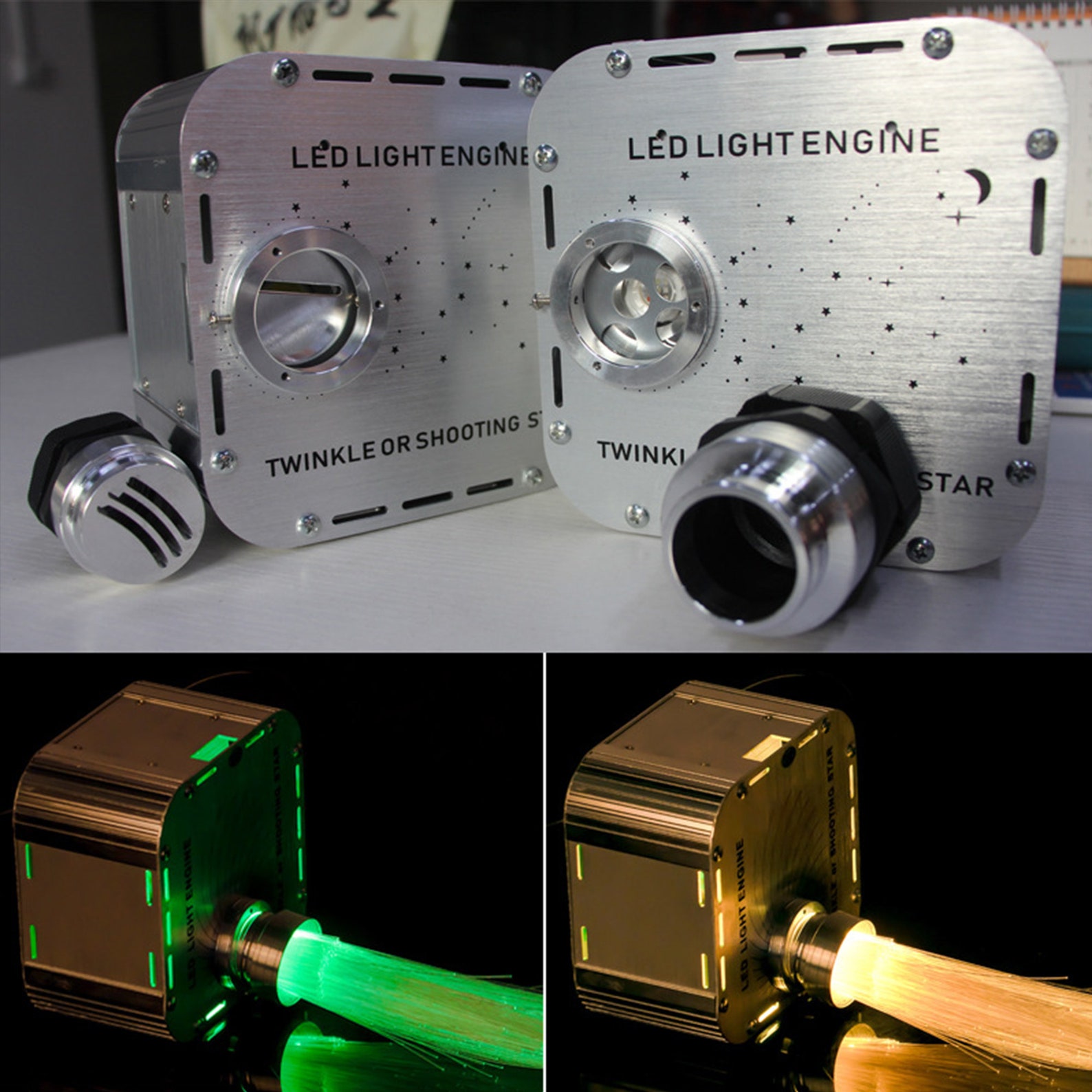 LED Light Engine, Flickering Effect, LED Fiber Optic Net Engine, Fiber ...