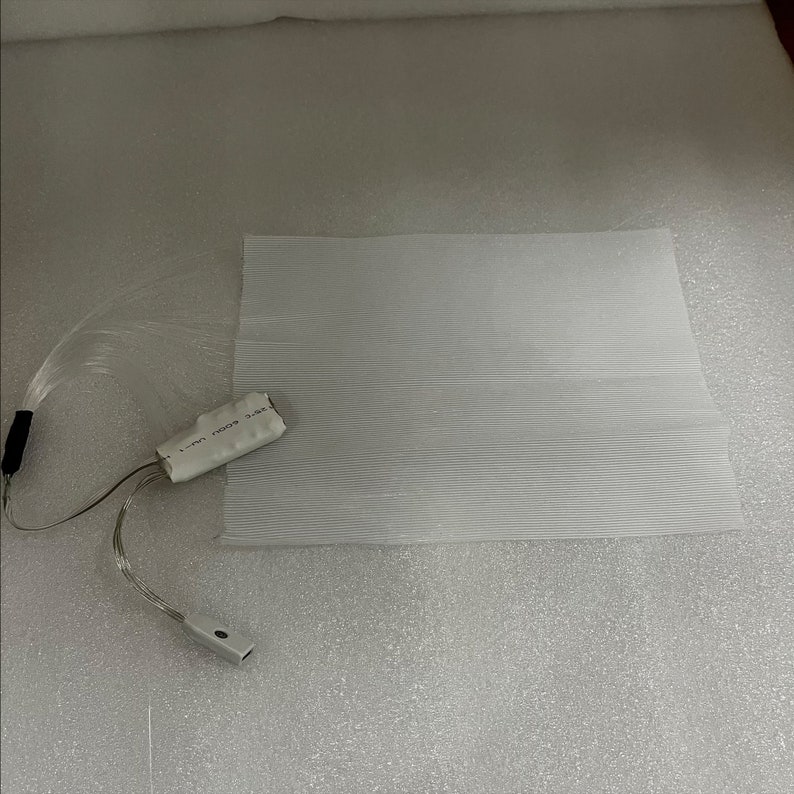 Luminous Fiber Optic Fabric LED Light up Fabric Luminous - Etsy