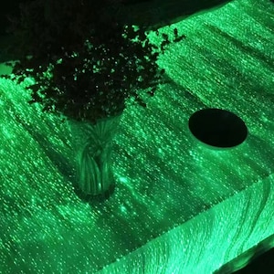 Luminous Tablecloth, LED Light up Table Cloth, Glowing Tablecloth ...