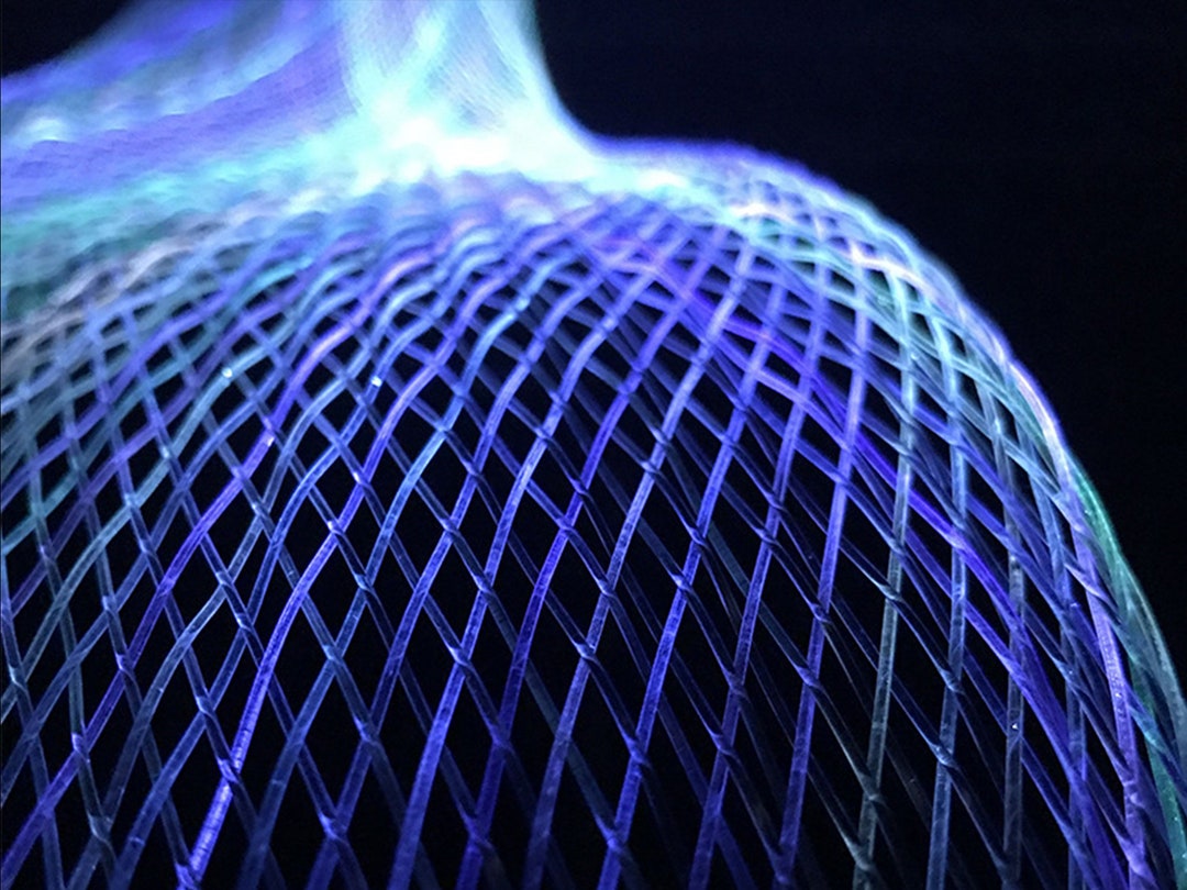 Light up Mesh, LED Fiber Optic Mesh, LED Light up Net,fiber Optic Art ...