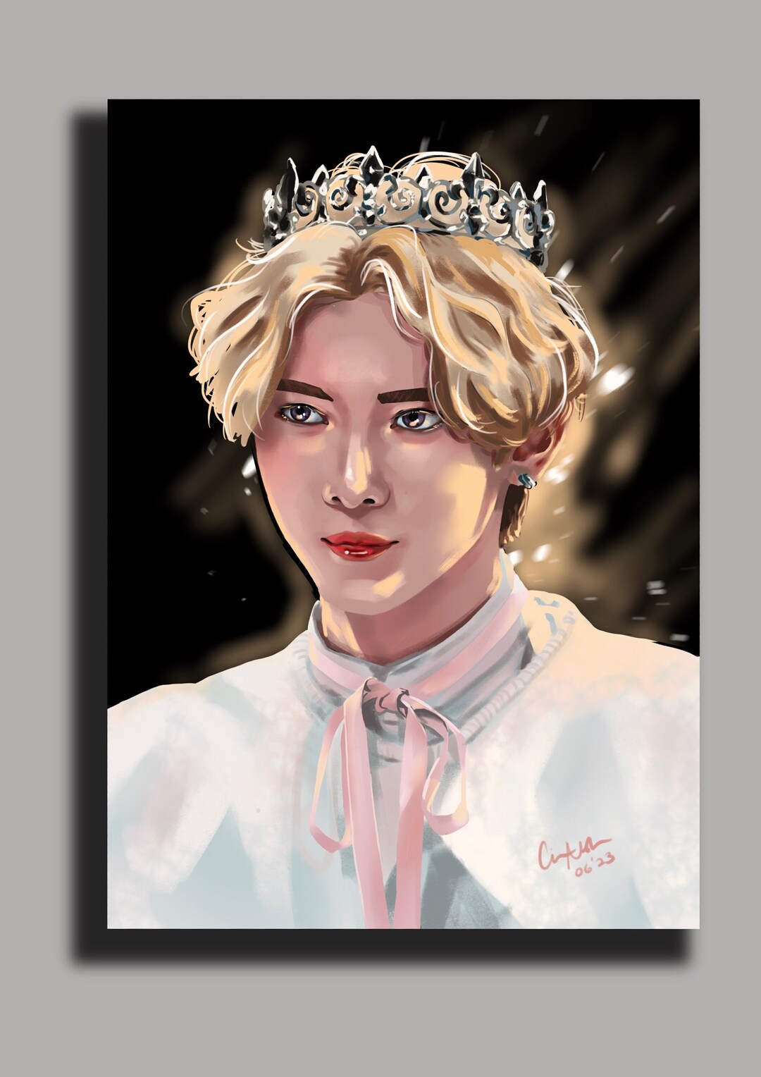 Ateez Prince Yeosang Fansign Photo Print - Etsy