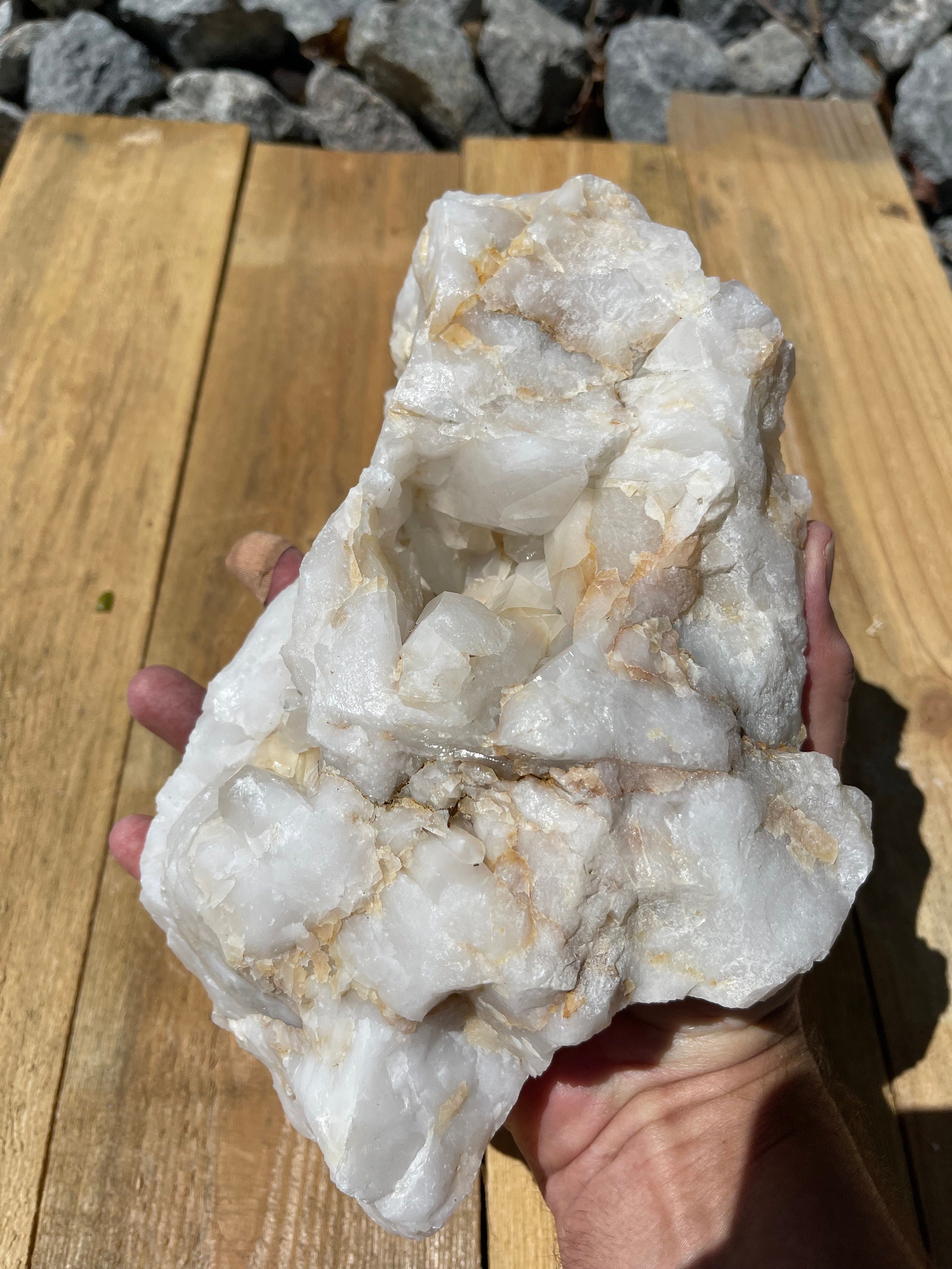 Milky Landscape Quartz With Points of Interest - Etsy