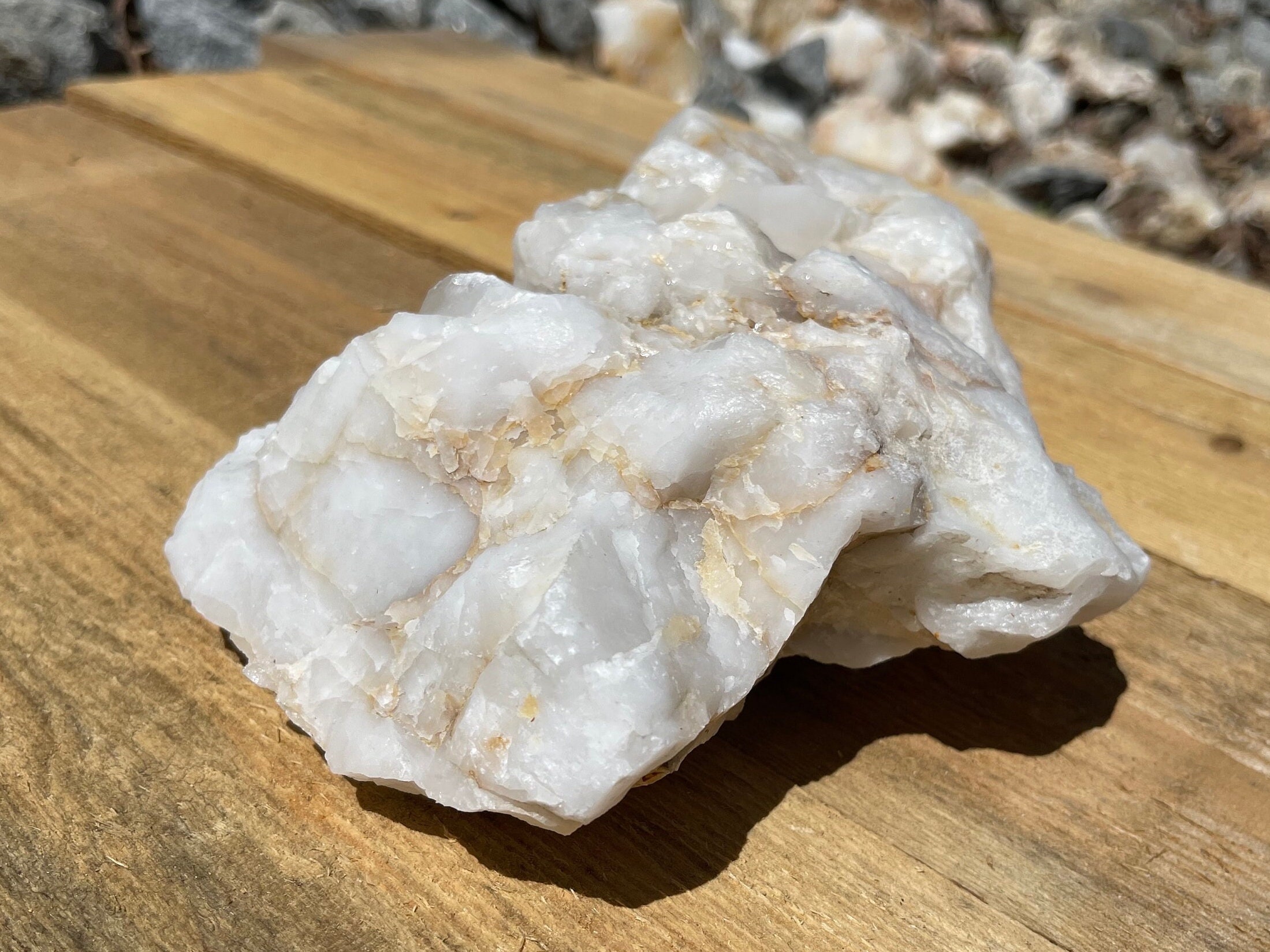 Milky Landscape Quartz With Points of Interest - Etsy