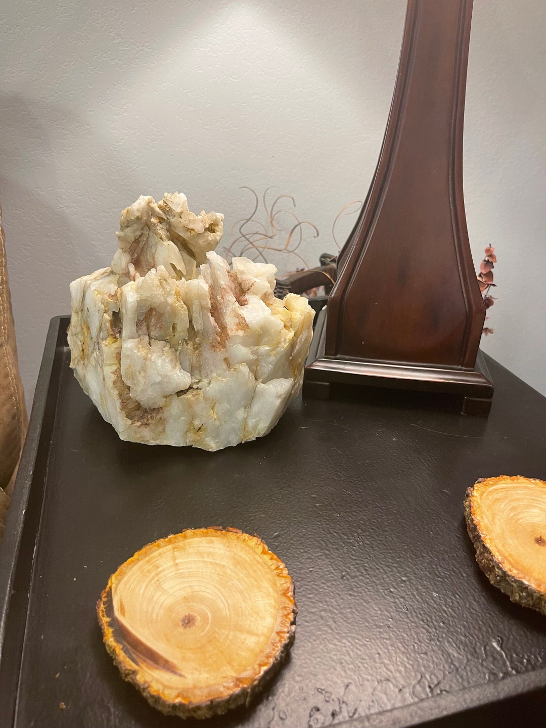 Milky Quartz Mini Boulder Unique Landscape Rock - Etsy