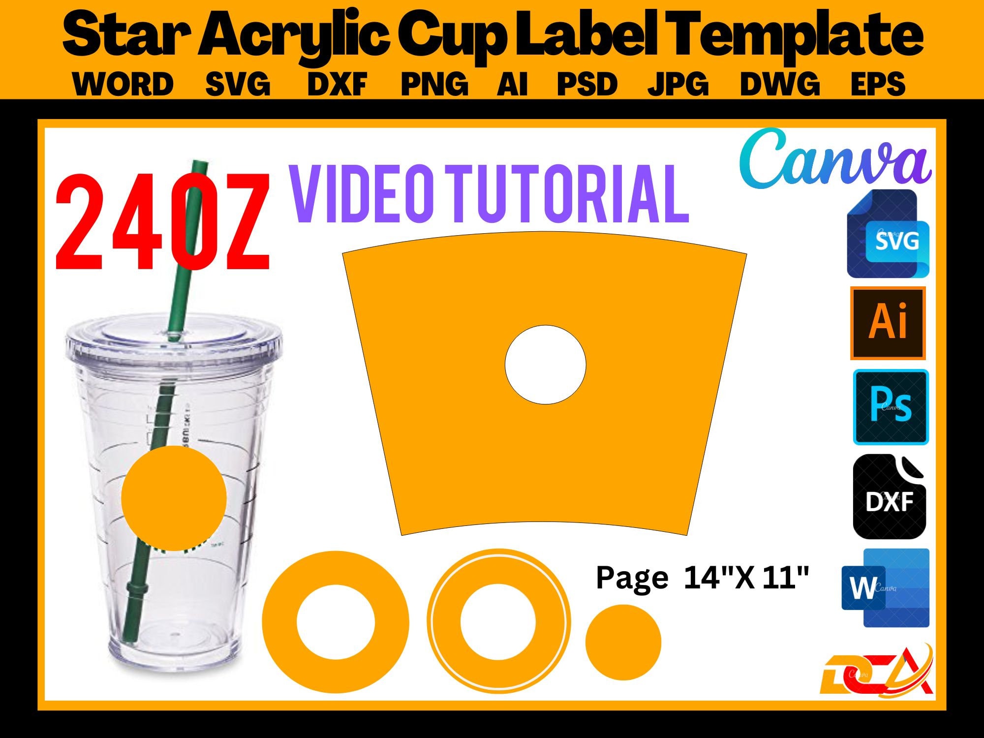 Star Glass Abel Template Svg 24oz, Star Mugs Full Wrap Template Svg ...