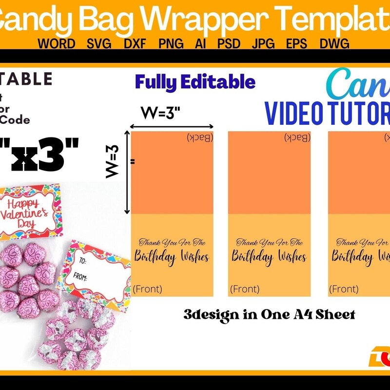 Loot Bag Template - Etsy