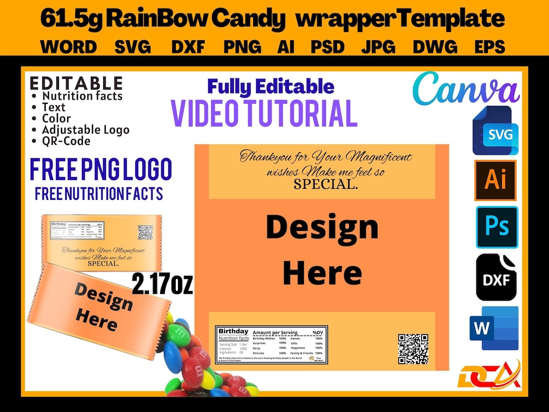 Sketels Wrapper Template, Skitels Bag Wrapper Template, Skitels Candy ...