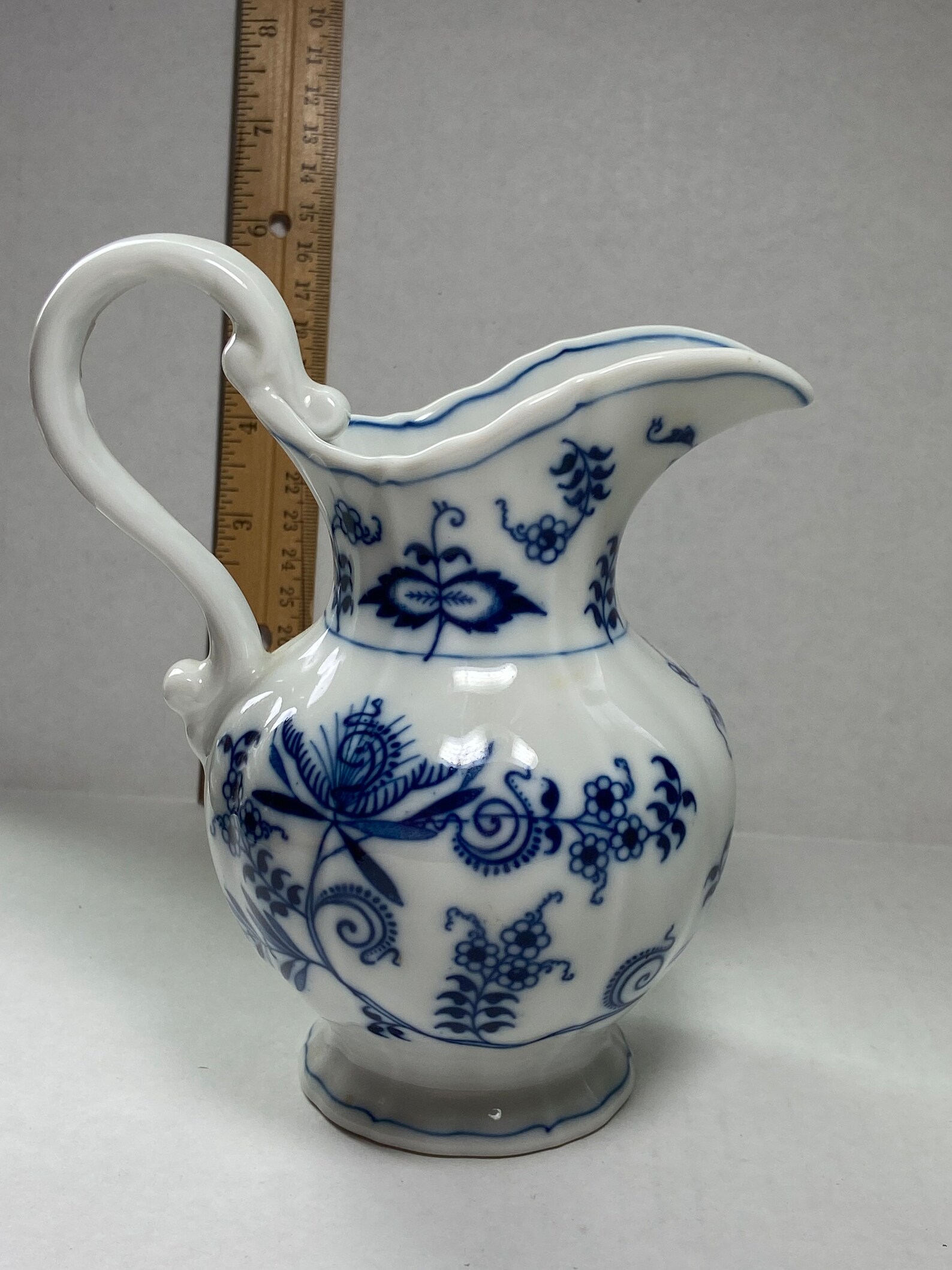 Small Blue Danube Pitcher Blue Onion Design - Etsy