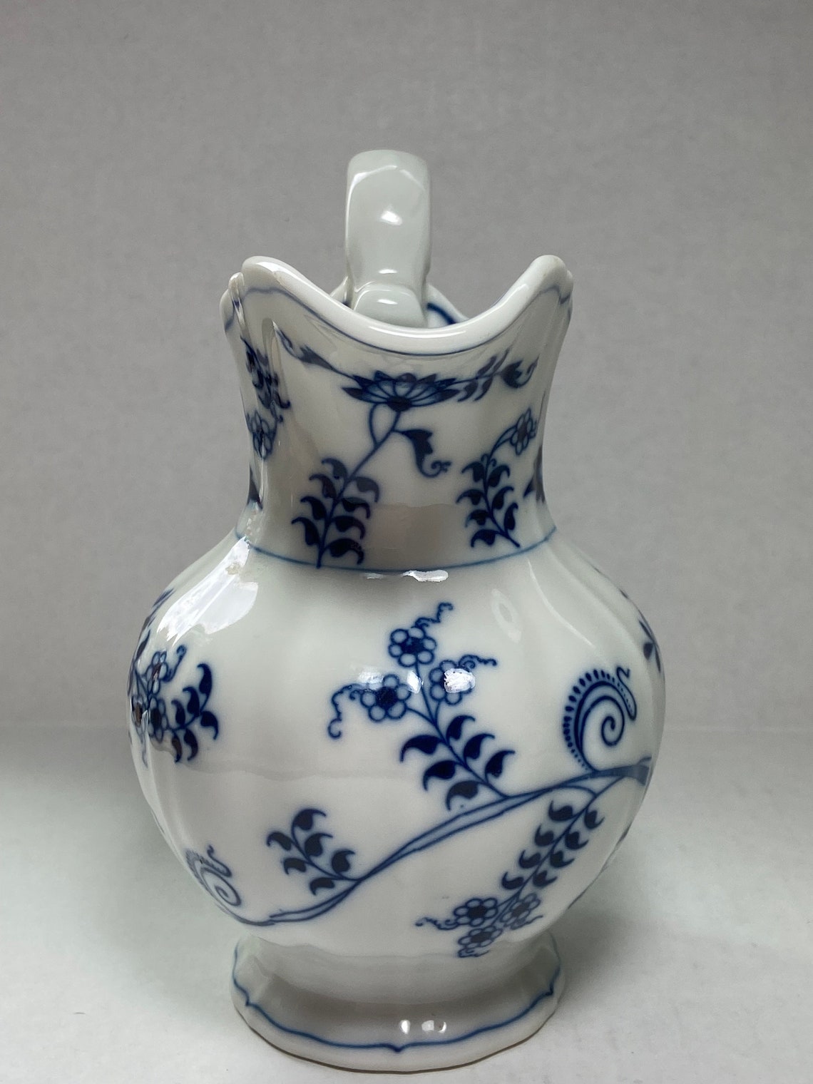 Small Blue Danube Pitcher Blue Onion Design - Etsy