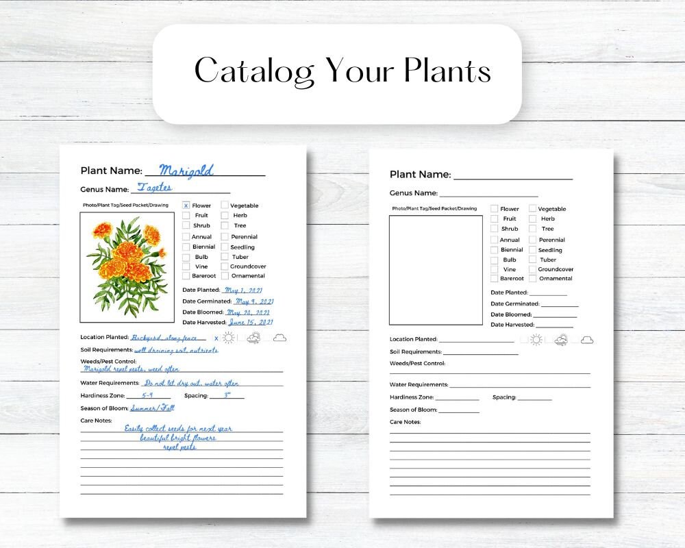 Simple Gardener Journal and Planner for Home Gardeners, Homesteaders ...