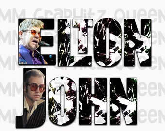 Elton John Svg - Etsy