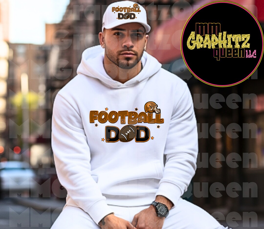 Football Dad Design. PNG File. Commercial Use. Sublimation Friendly ...